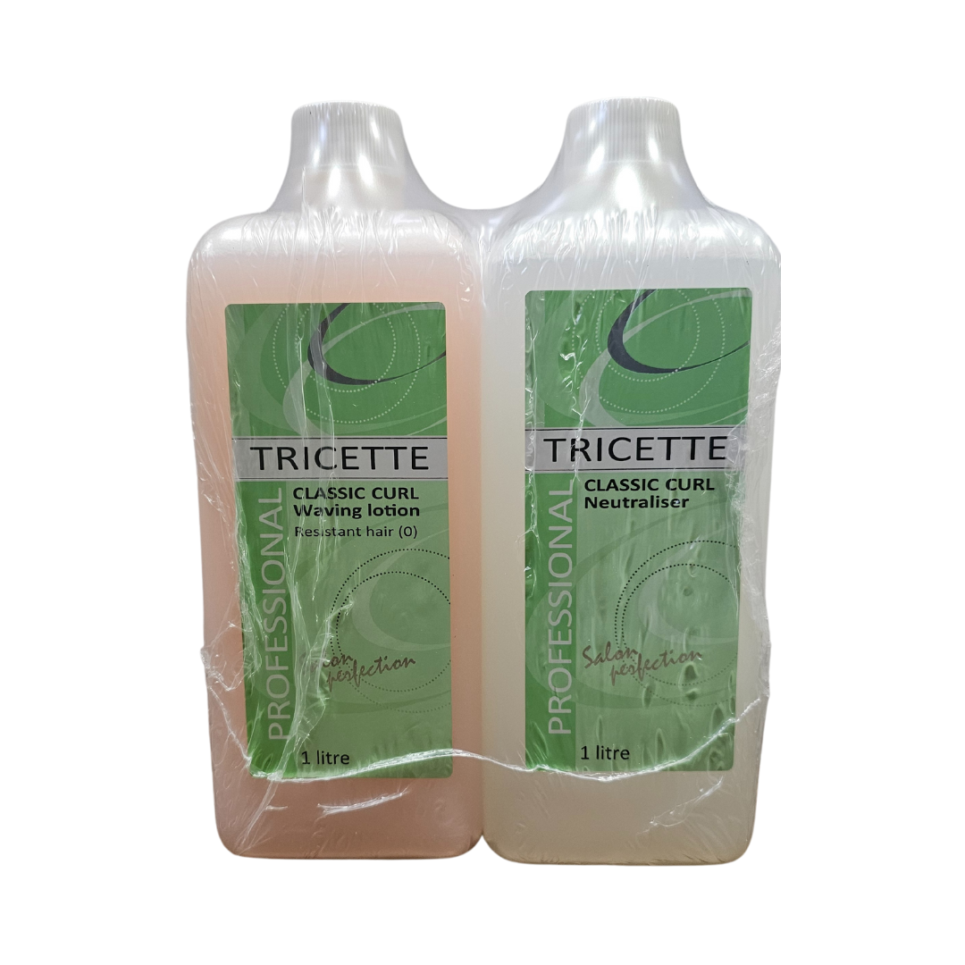 Tricette Classic Curl Waving Lotion Normal Hair Twin Pack 1ltr Bottles ...